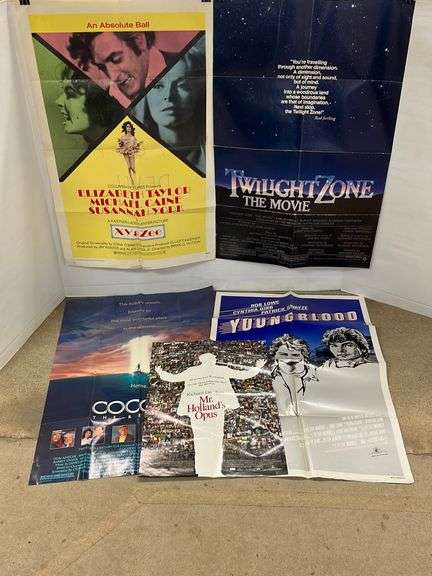 (5) Original movie posters, used - Albrecht Auction Service