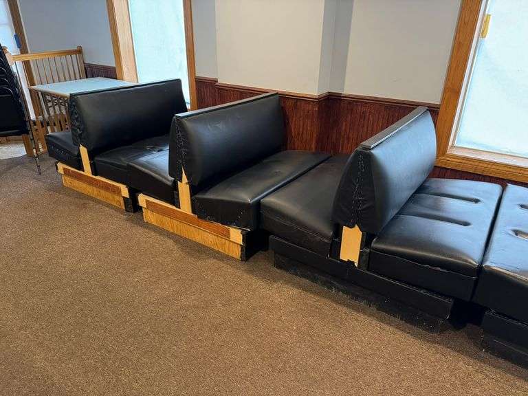 (3) Double sided booths, 46"W x 45"D x 36"H - Albrecht Auction Service