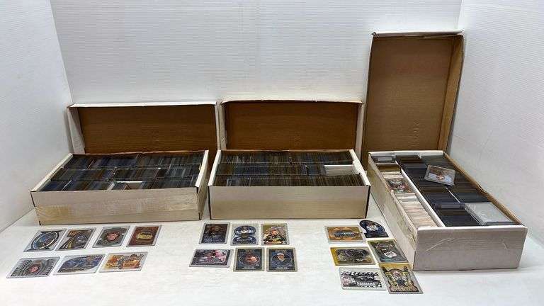 (3) Boxes of Premium Nascar collector cards, includes: Legends, Stars ...