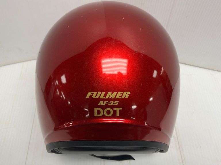 Motorcycle faceless helmet, no size tag, good - Albrecht Auction Service