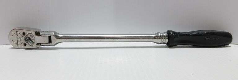 Snap-On Ratchet with flex head drive, No. F851, black handle, part no ...