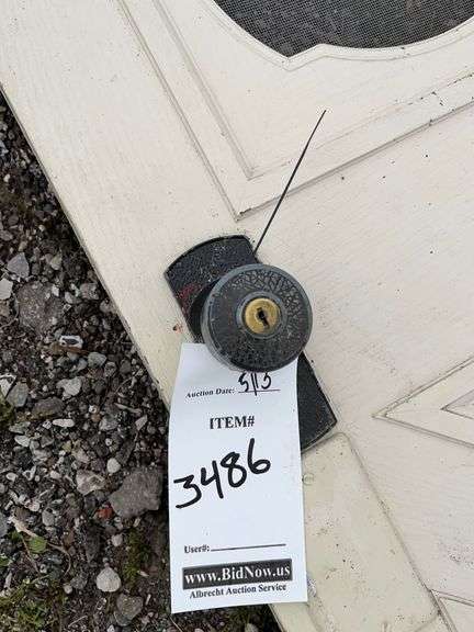 Screen door, 31" x 79 1/2" - Albrecht Auction Service