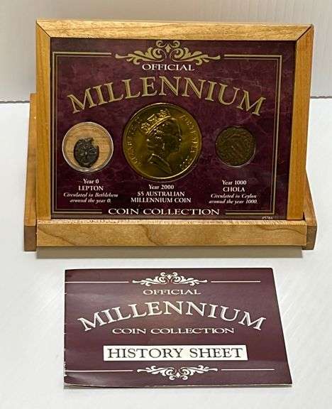 Official Millennium Coin Collection, with history sheet, comes in a ...