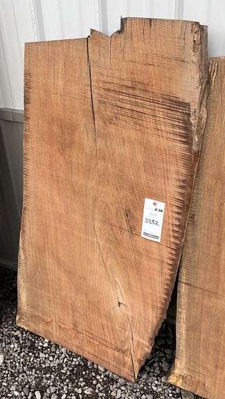 Black walnut, live edge, rough sawn, 23" to 25"W x 2"Thick x 46"L, size ...