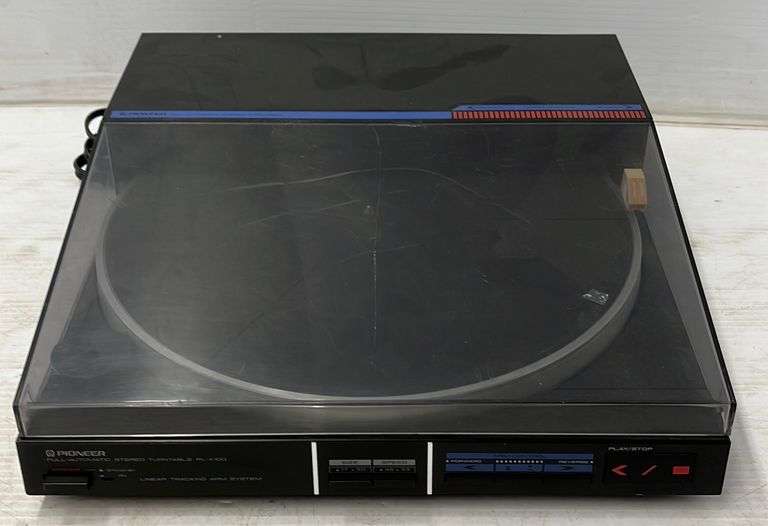 Pioneer PL-X100 fully automatic linear stereo/table record player, 12 3 ...