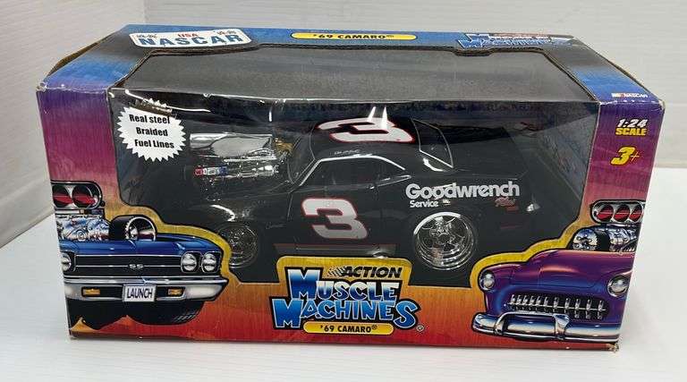 Dale Earnhardt action muscle machine No. 3 GM Goodwrench 1969 Camaro, 1 ...