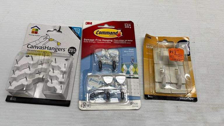 (14) Removable command clips/hooks, new - Albrecht Auction Service