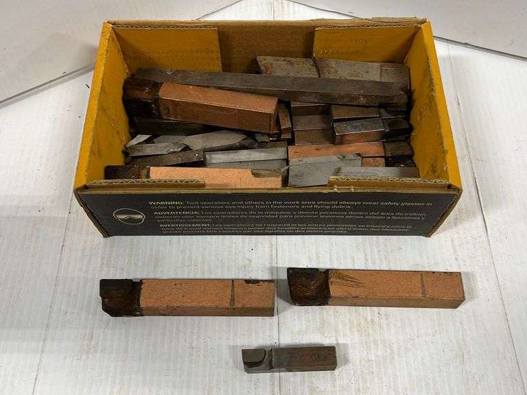 Carbide and high-speed steel lathe tools, used, new - Albrecht Auction ...