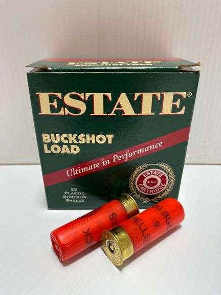 (25) Shells of Estate 12-Gauge 2 3/4" 00-Buckshot Shells - Albrecht ...