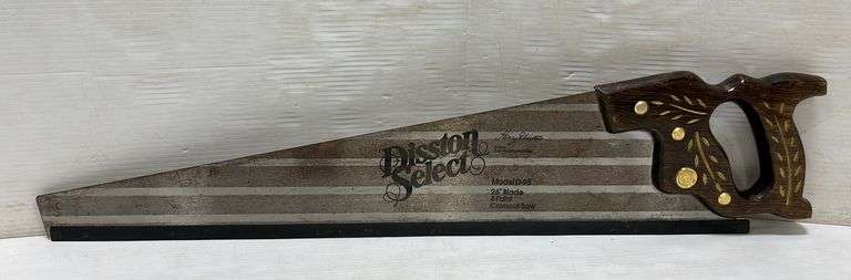 Disston Select D-85 26" 10-point crosscut hand saw, made in Danville ...
