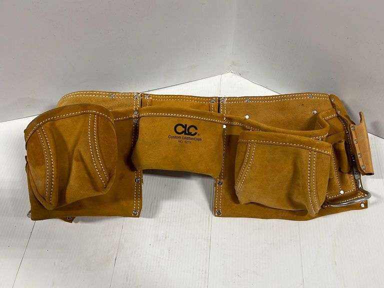 Custom leathercraft tool belt, new - Albrecht Auction Service