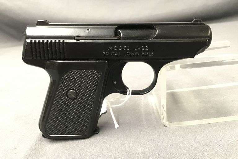 Jennings J-22 .22 Cal. Compact Semi-Auto Pistol with Holster - Albrecht Auction Service