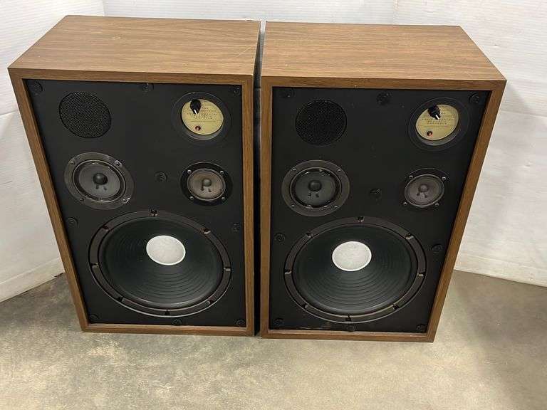 (2) Audio Lab speakers, 16"W x 25 1/2'H - Albrecht Auction Service