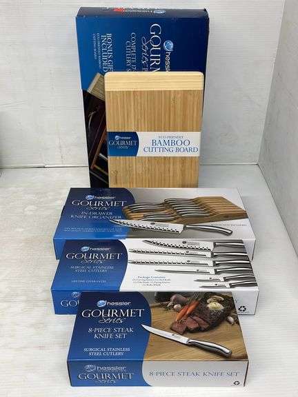 Hessler Worldwide Gourmet Series Plus, complete 17-piece cutlery set ...