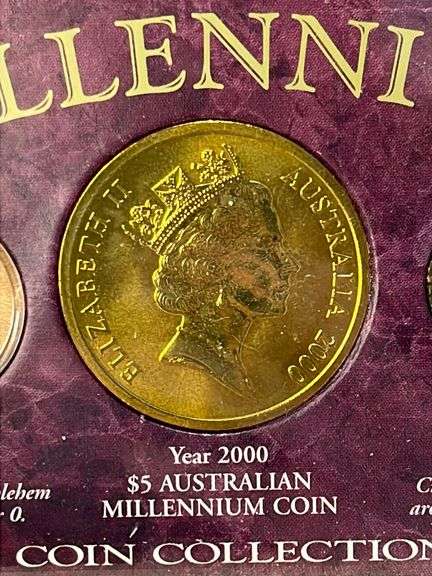 Official Millennium Coin Collection, with history sheet, comes in a ...