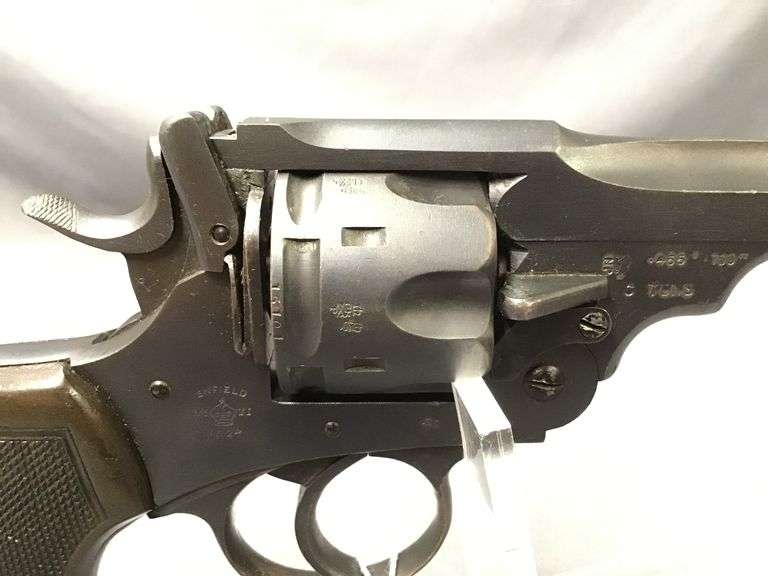Enfield Webley 45 ACP Top Break British Revolver, Built Well, Converted ...