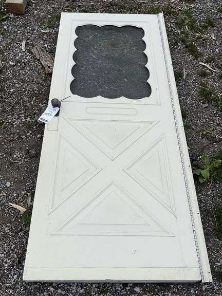Screen door, 31" x 79 1/2" - Albrecht Auction Service