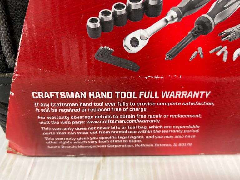 Craftsman 40-piece mechanics tool set, with extreme grip, includes the ...