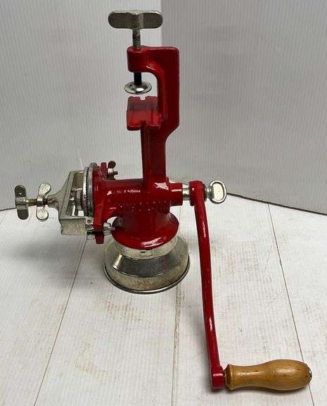 Hand crank, hopper grain grinder mounts on table, new - Albrecht ...