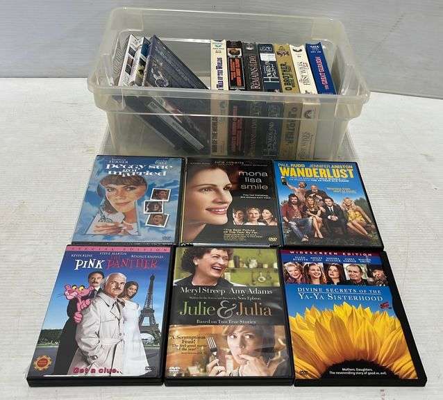 VHS and DVD comedies, include: (10) DVDs, and (7) VHS - Albrecht ...