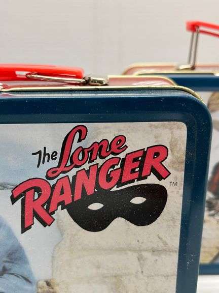 (4) Lunch pails/boxes, includes: Lone Ranger, Ricky Nelson, Batman with ...