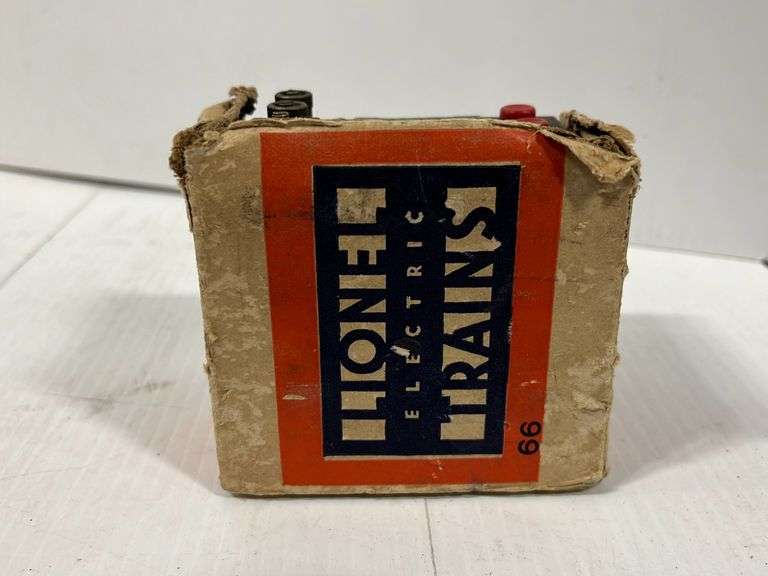 Antique Lionel no. 66 whistle controller in box, untested, as is ...