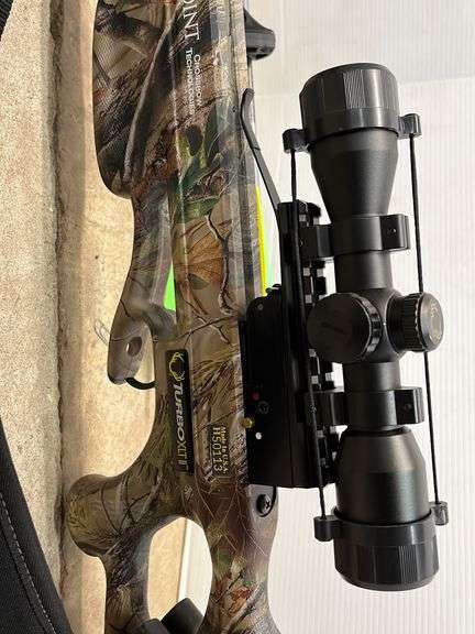 Ten-point XLT Turbo crossbow, shoots arrows at over 350' per second ...