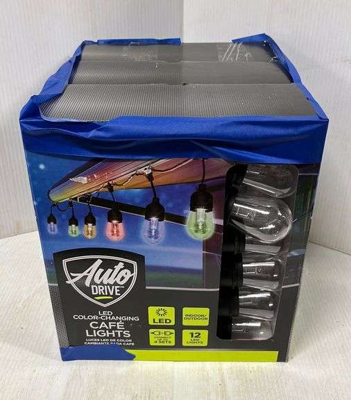 (3) Boxes of 24' each auto driver LED color changing cafe lights ...