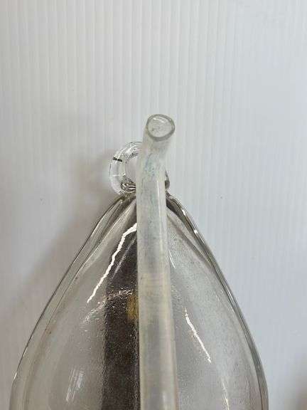 Antique mariners weather glass, hand blown barometer made in Germany, 4 ...