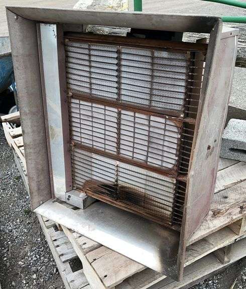 Gas re-verber-ray unvented infrared radiant heater, used, as is ...