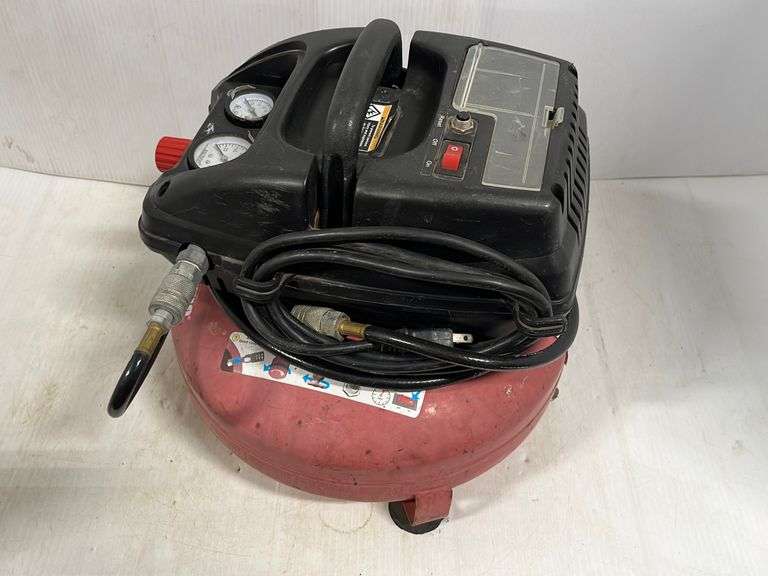 3-Gallon 100 PSI central pneumatic oil-free air compressor, completely ...