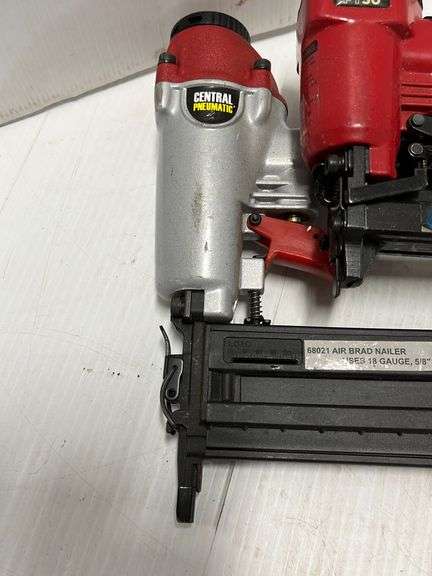 (2) Nail guns, includes: One- 18-gauge brad nailer, and One- Arrow PTSO ...
