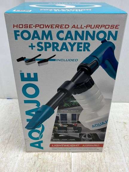 AquaJoy hose powered all purpose foam cannon and sprayer, new ...