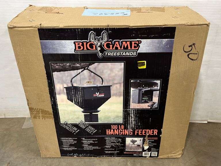 Hanging game feeders, 100 lb. by Big Game Treestands, NIB - Albrecht ...