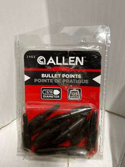 (4) 12-Piece packs of Allen bullet points for carbon or aluminum arrows ...