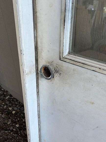 36" Steel entry door, 4 9/16" jambs, good, used, no rot - Albrecht ...