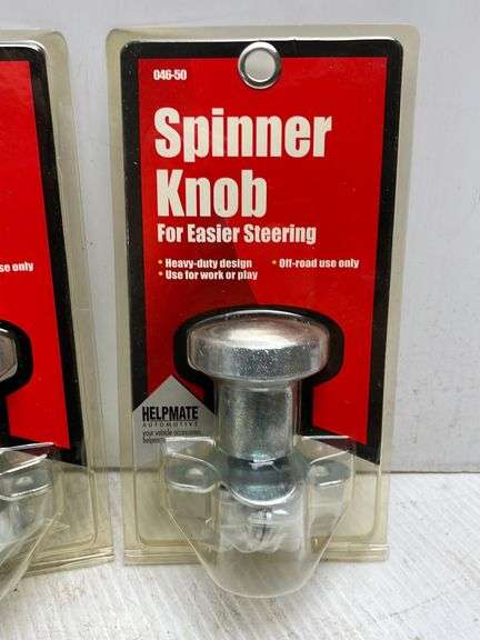 (5) Steering wheel spinner knobs, new - Albrecht Auction Service