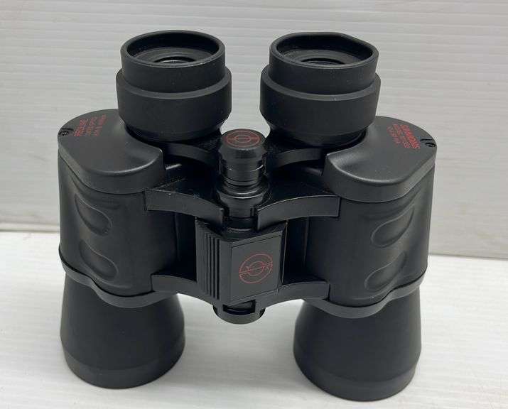 Pair of Simmons model no. 80132 10x50 Redline coated optic binoculars ...