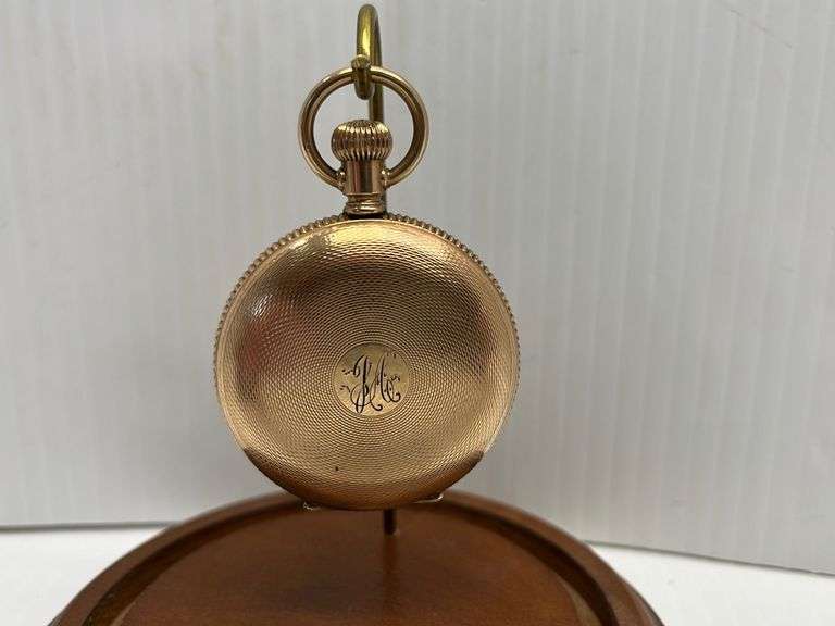 Older PH Doret pocket watch, gold filled Lincoln Remington watch case ...