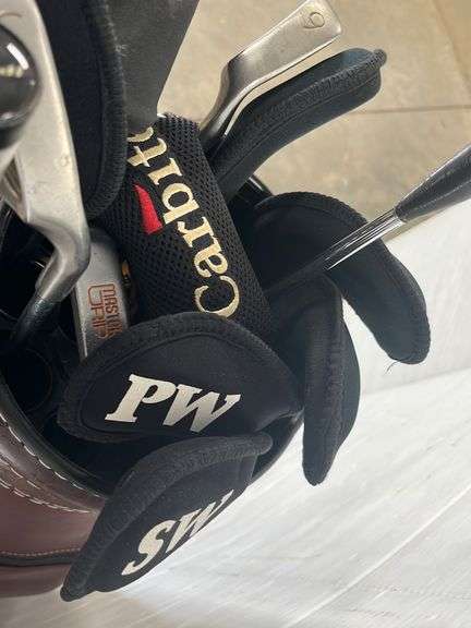 Golf club set, includes: Ping driver, Ping Eye 2 set iron, Carbite ...