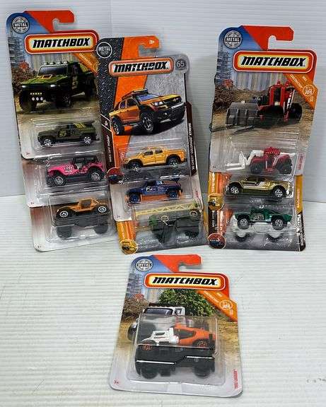 (10) Assorted Matchbox off road cars, from 2017-2018, great, NIP ...