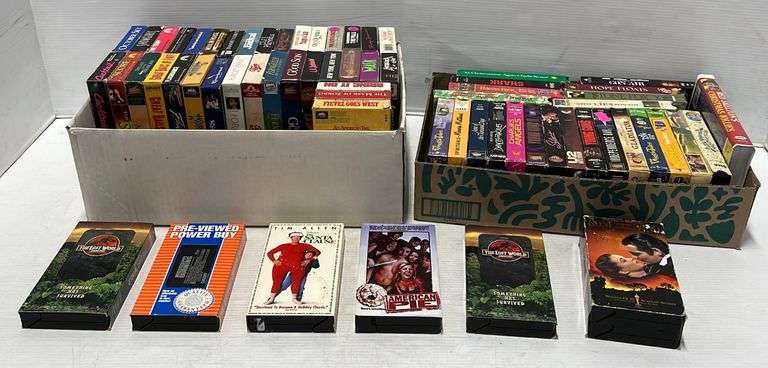 (65) VHS tapes, various titles, work - Albrecht Auction Service