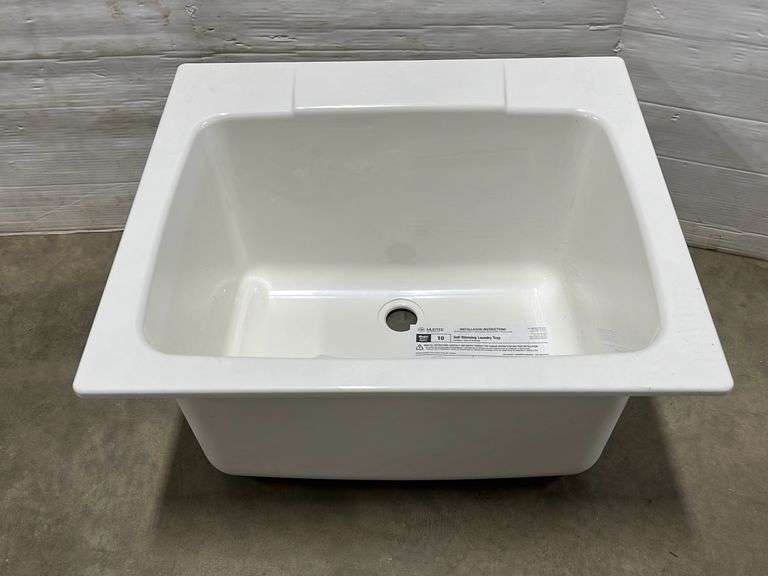 Utility sink, Mustee Brand, Model 10, drop in self rimming, 22" x 25 ...
