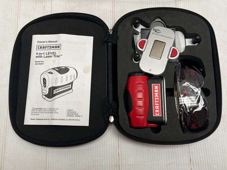 Craftsman laser level, NIB - Albrecht Auction Service