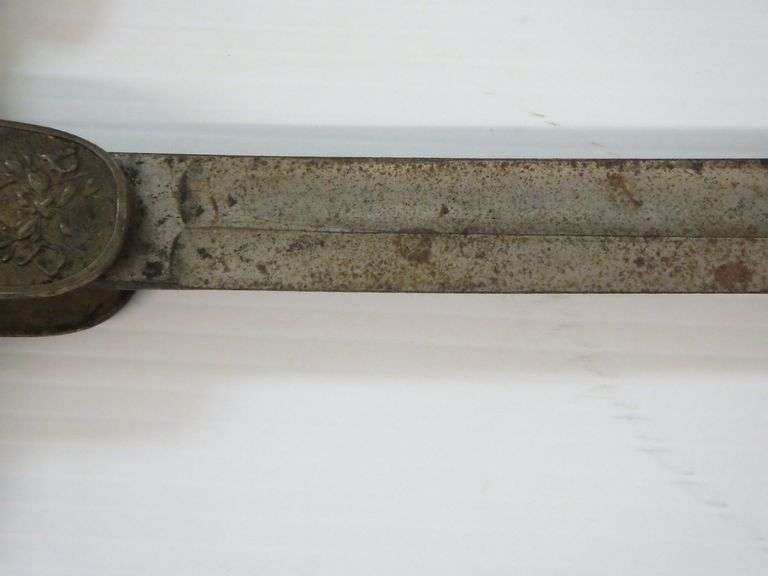 Older sword, unknown origin, not made in China, no stamps on it, solid ...