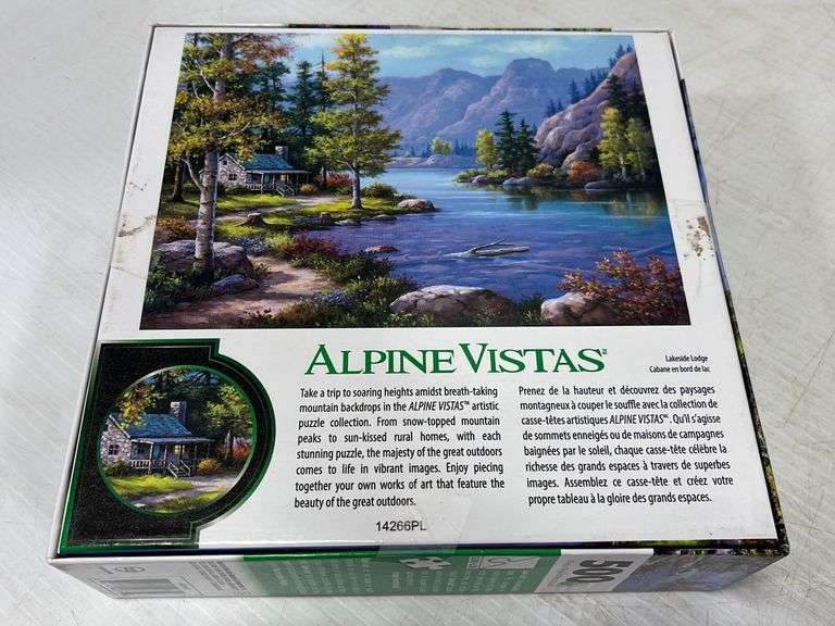 (4) Puzzles, includes: One- 1,000 piece, Panoramic, 3'; One- 500-piece ...