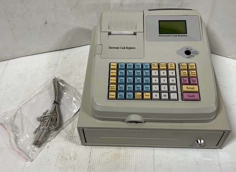 New cash register, 48 key digital LED display, with (2) keys - Albrecht ...