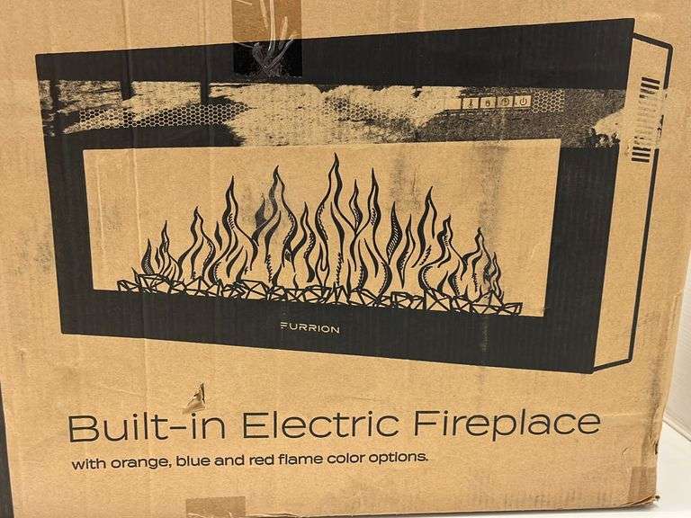 Furrion remote controlled electric fireplace, heats 500 sq. ft. with ...