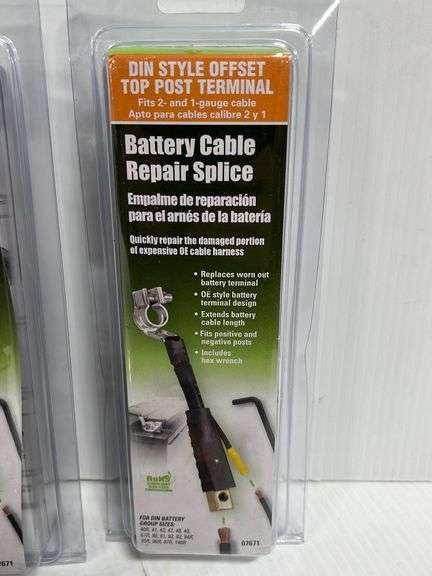 (5) Battery cable repair splice, by East Penn, all new - Albrecht ...