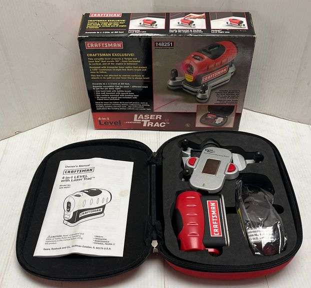 Craftsman laser level, NIB - Albrecht Auction Service